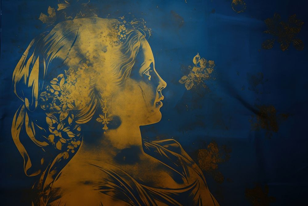 Renaissance art painting gold. AI | Free Photo Illustration - rawpixel