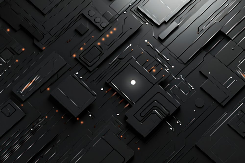 Gray backgrounds technology black. AI | Premium Photo Illustration ...