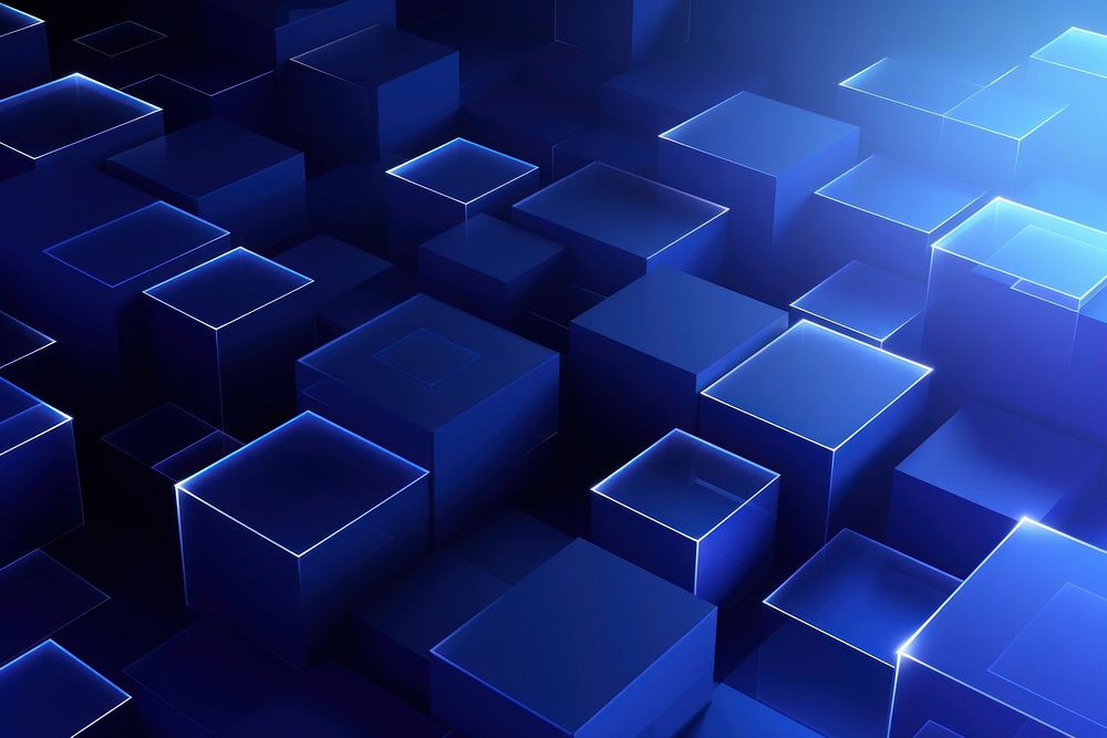 Indigo backgrounds technology abstract. AI | Free Photo Illustration ...