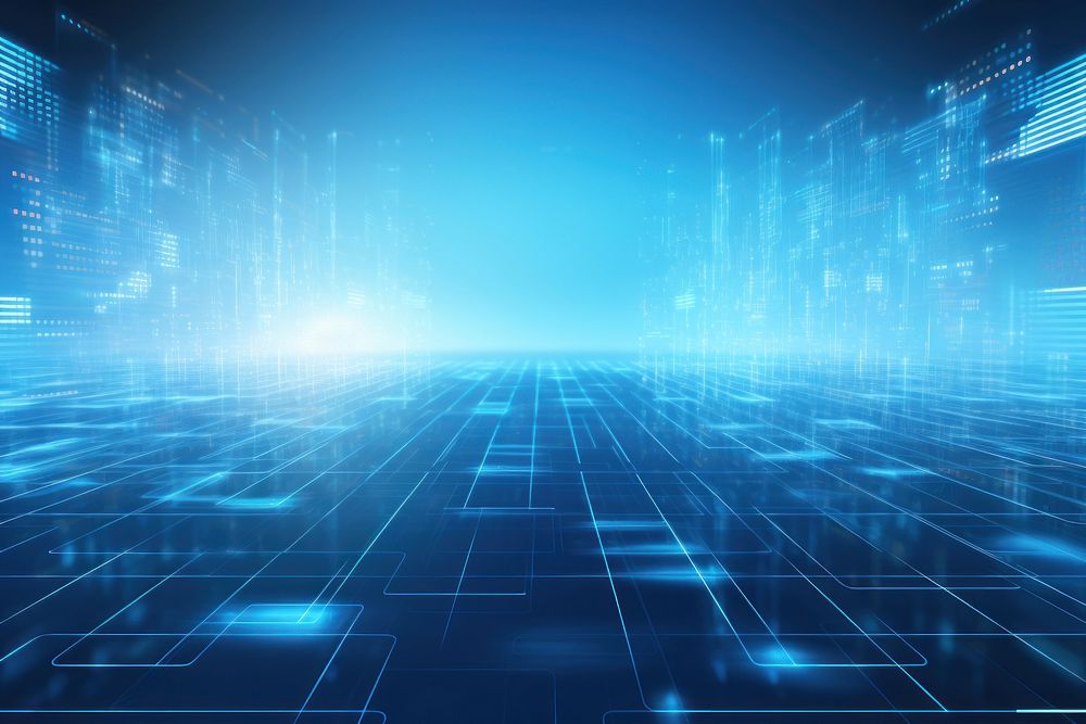 Light blue digital backgrounds technology | Premium Photo Illustration ...