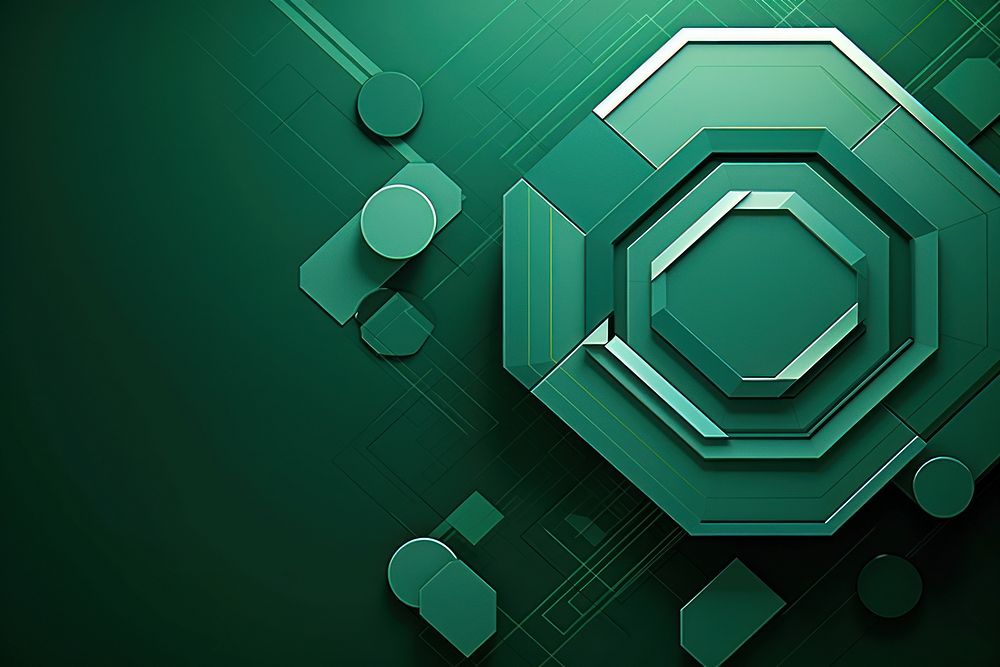 Green background backgrounds technology abstract. | Premium Photo ...