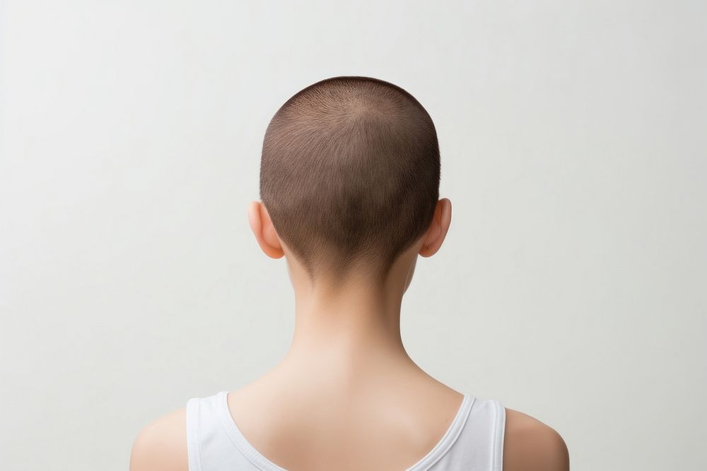 Buzz cut hair back individuality | Free Photo - rawpixel