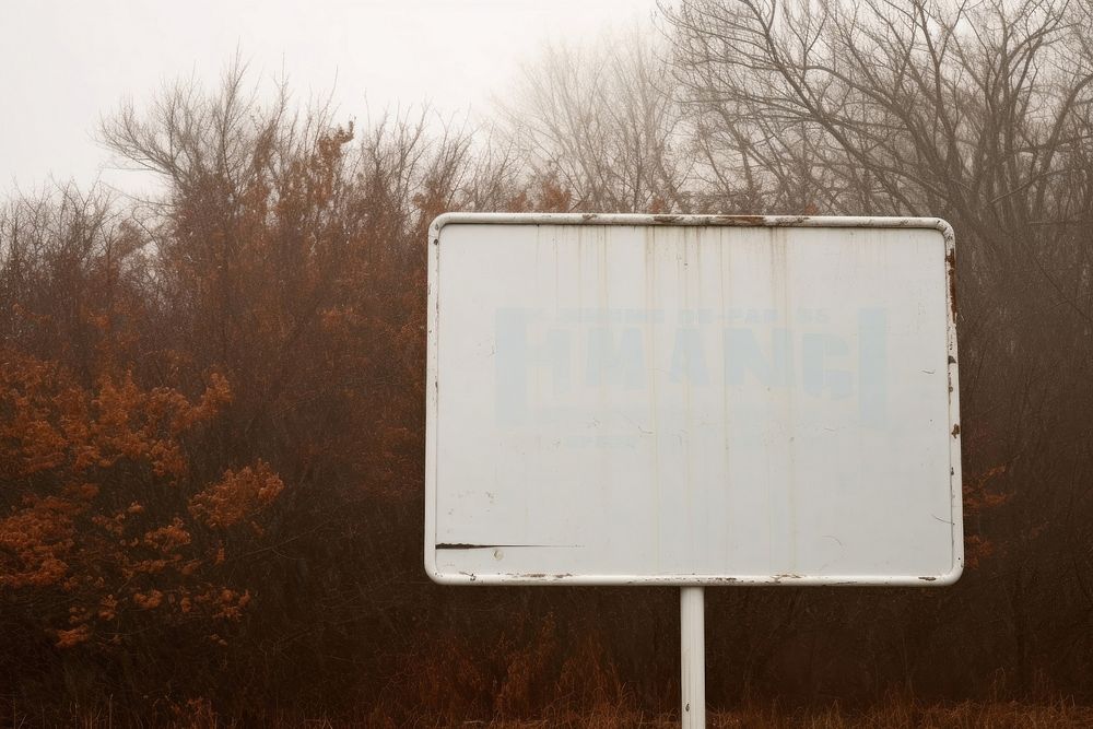 Sign advertisement landscape guidance. | Free Photo - rawpixel