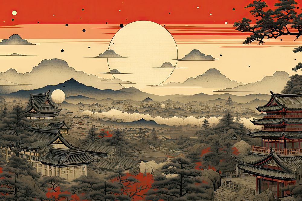 Ancient Japanese painting edo era | Premium Photo Illustration - rawpixel