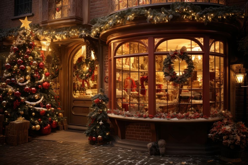 Chrismas celebration cute shop christmas | Premium Photo - rawpixel