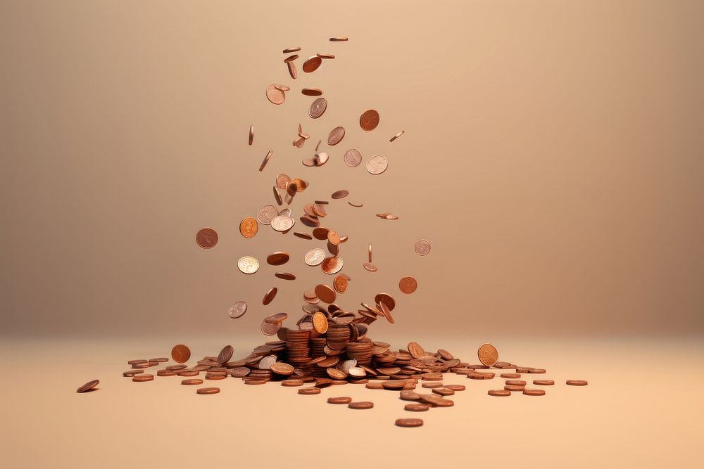 Moneys falling coin investment currency. | Premium Photo - rawpixel