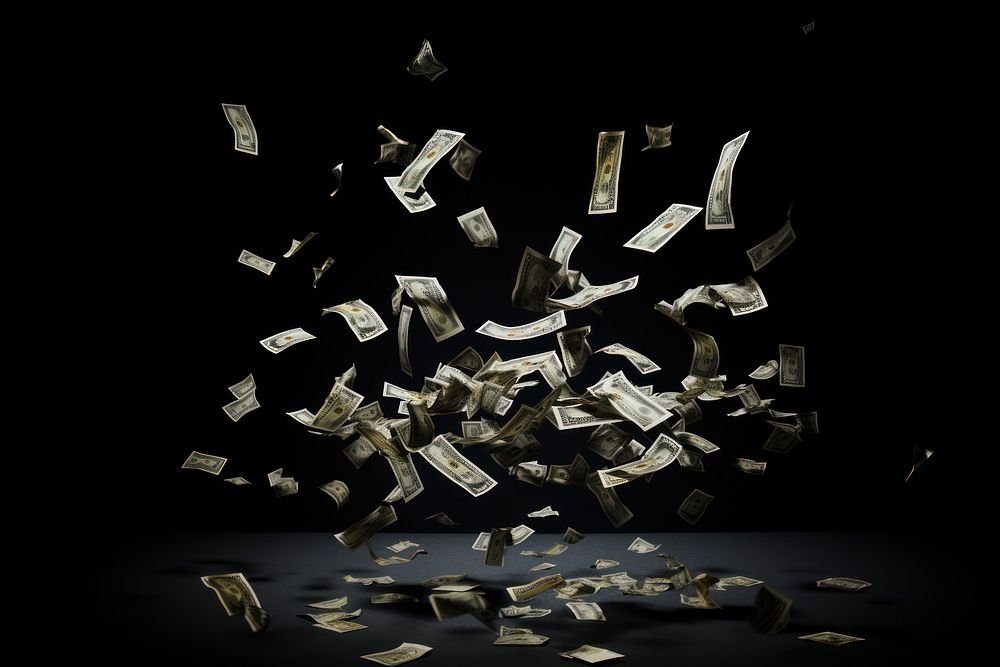 Moneys falling destruction darkness currency. | Free Photo - rawpixel