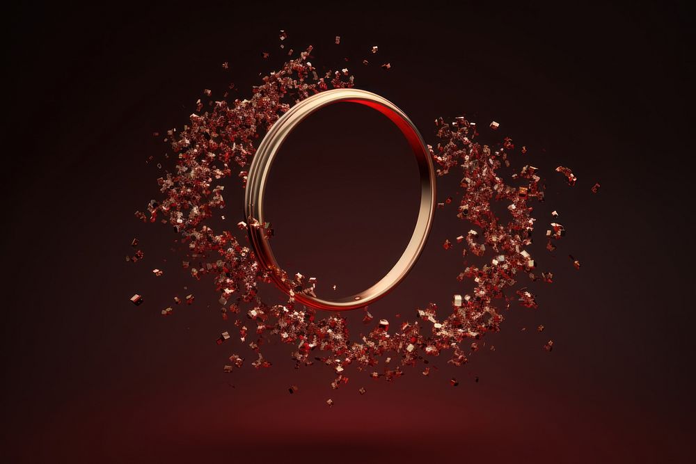 Rings falling jewelry night illuminated. | Free Photo - rawpixel