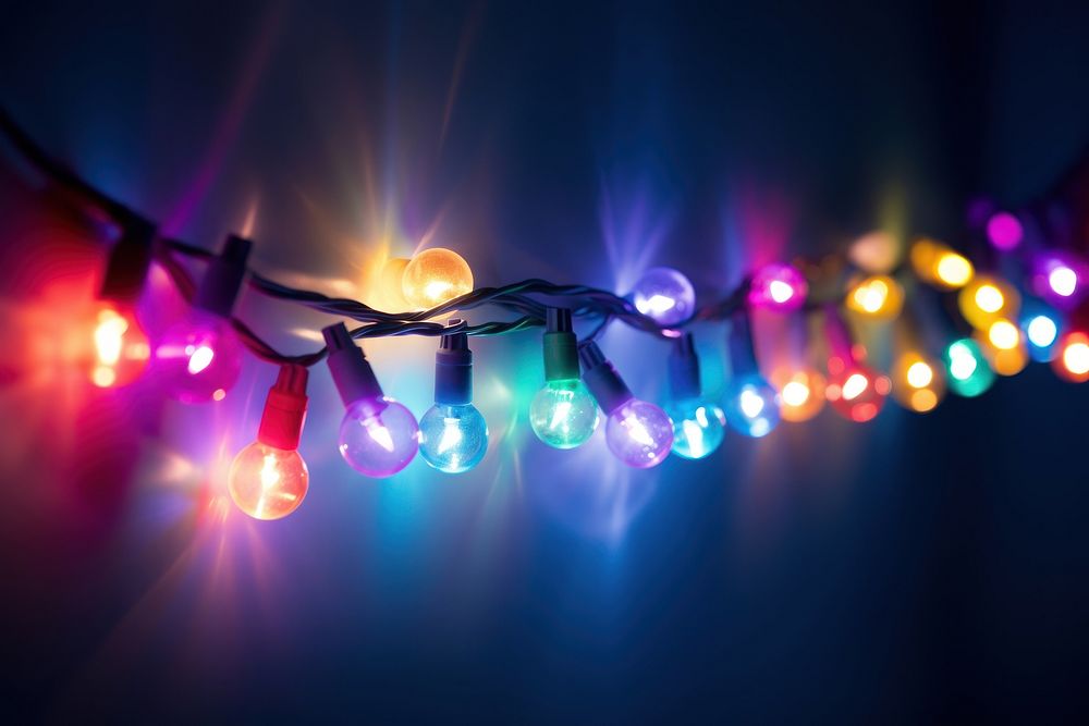 Color fairy lights lighting illuminated | Free Photo - rawpixel