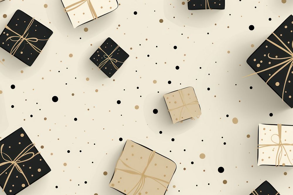 Gift box backgrounds pattern celebration. | Free Photo Illustration ...