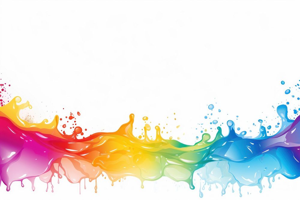 Rainbow splash backgrounds pattern rainbow | Free Photo Illustration ...