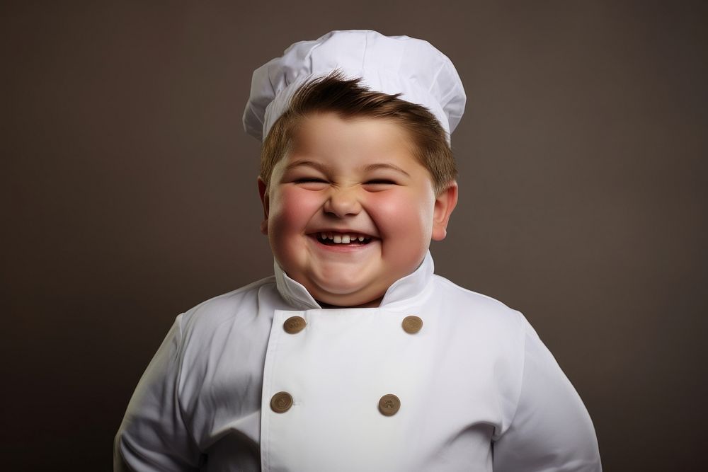 Kid chef laughing smiling smile. | Free Photo - rawpixel