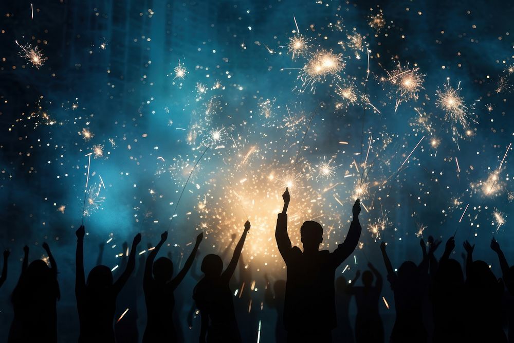 Celebrating holiday fireworks sparks event | Premium Photo - rawpixel