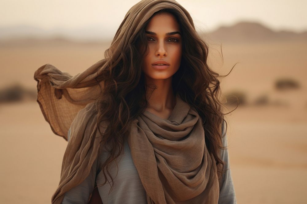 Beautiful arabic woman portrait outdoors | Free Photo - rawpixel