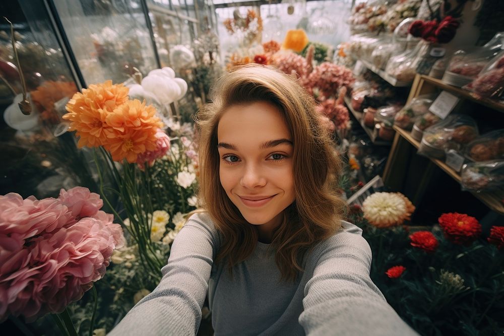 Young girl flower portrait adult. | Premium Photo - rawpixel Young girl flower portrait adult. | Premium Photo - rawpixel