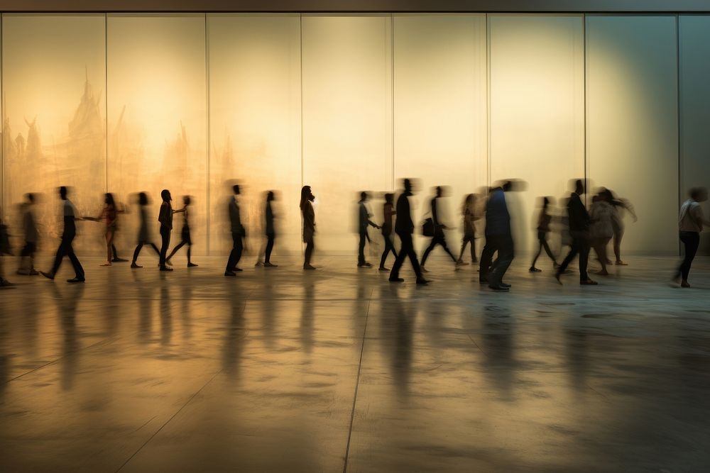 Walking silhouette motion people. | Free Photo - rawpixel