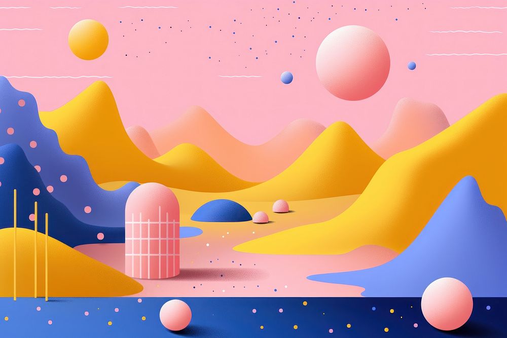 Vintage space science illustration outdoors | Premium Photo ...