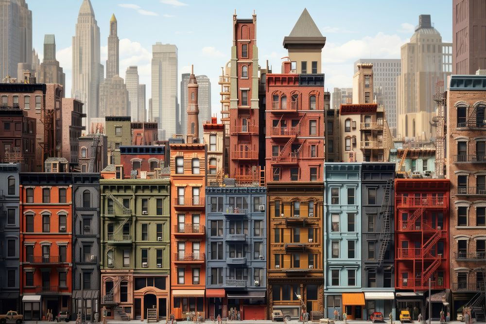 American city architecture metropolis skyscraper. | Free Photo - rawpixel