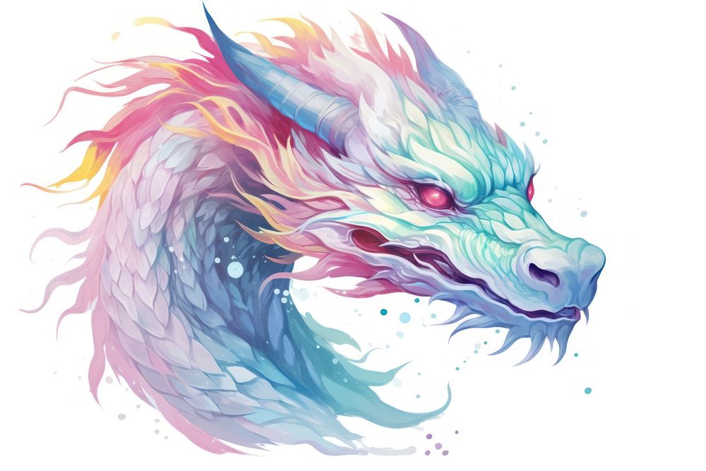 Chinese dragon drawing art creativity | Free Photo Illustration - rawpixel