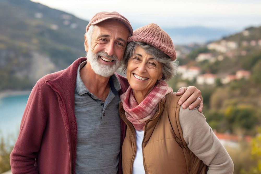 Couple retirement smiling adult. AI | Free Photo - rawpixel