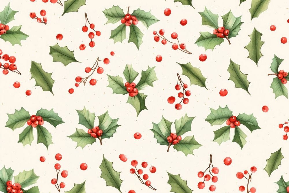 Pattern backgrounds christmas cherry. | Premium Photo Illustration ...
