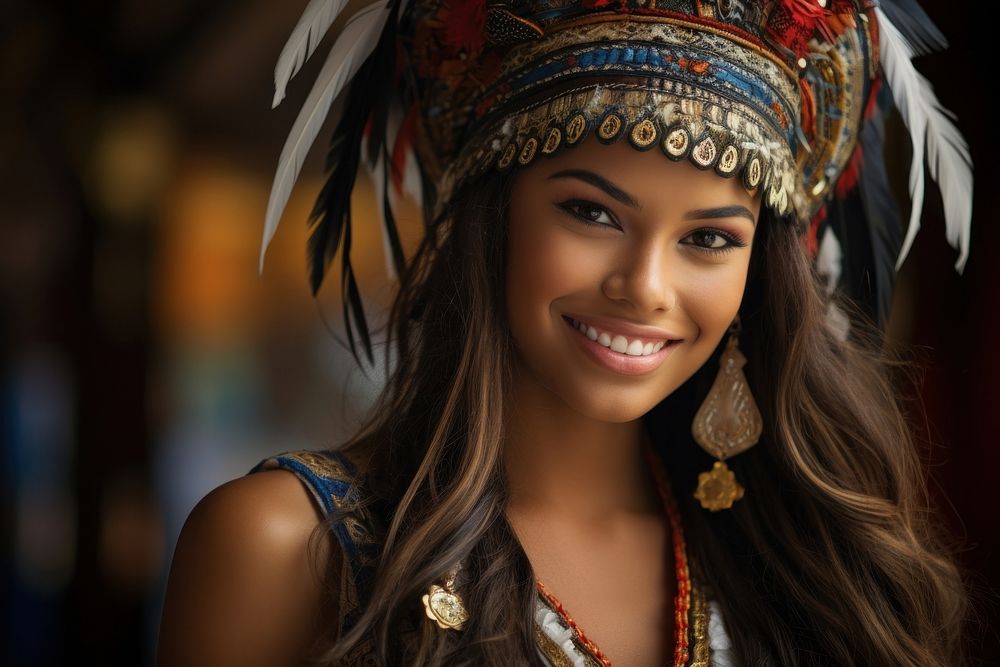 Latin Brazilian woman tradition costume | Free Photo - rawpixel
