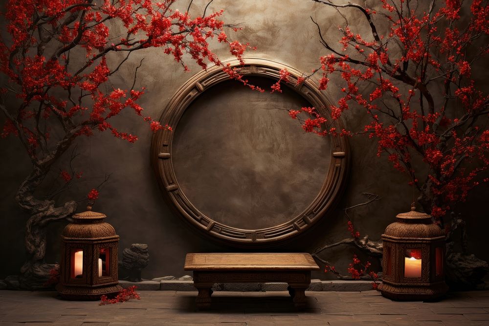 Japanese backdrop. AI generated Image | Free Photo - rawpixel