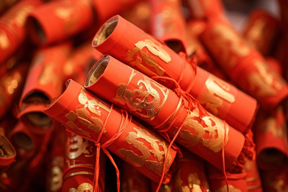 Red firecrackers chinese new year | Premium Photo - rawpixel