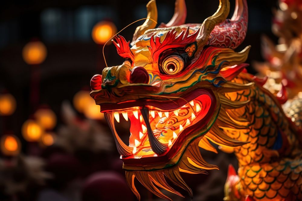 Dragon lantern celebration festival chinese | Premium Photo - rawpixel
