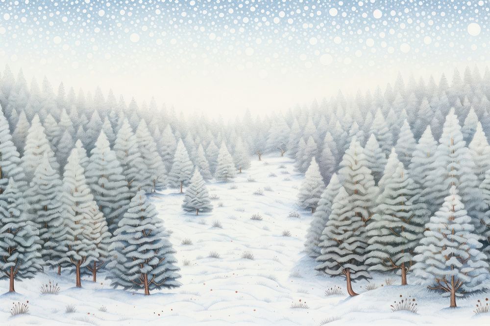 Christmas snow land landscape. AI | Free Photo Illustration - rawpixel