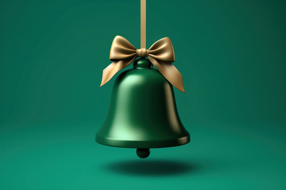 Christmas bell green illuminated celebration. | Premium Photo - rawpixel
