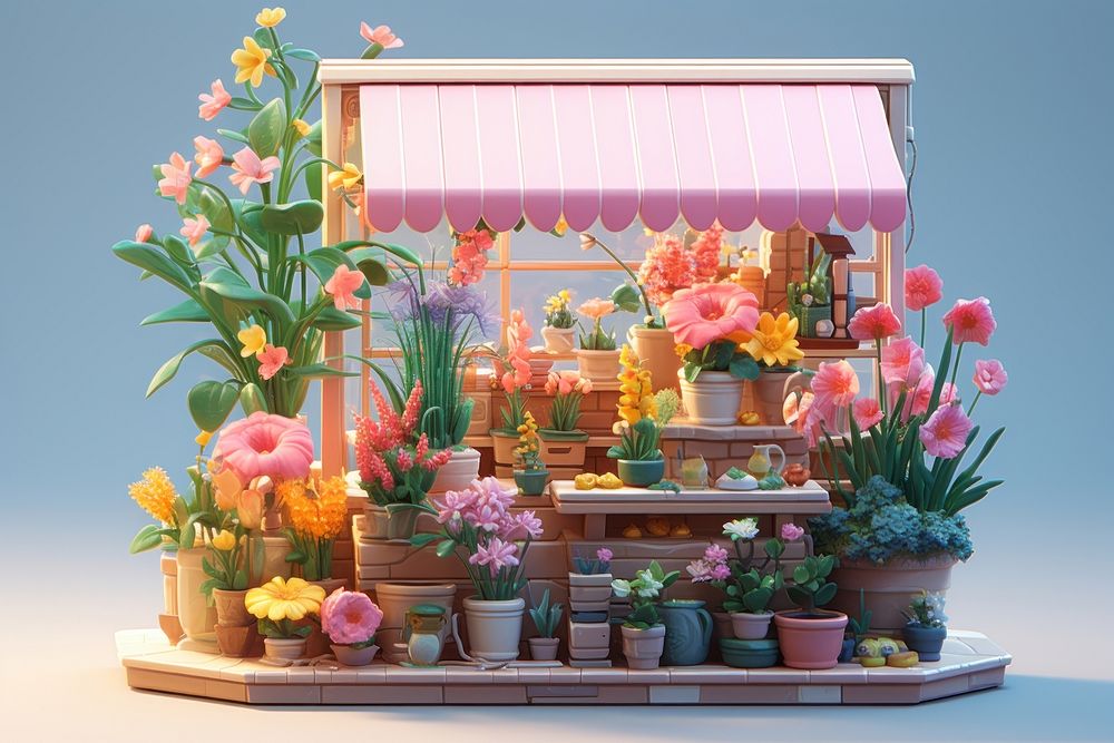 Florist architecture flower plant. | Free Photo Illustration - rawpixel