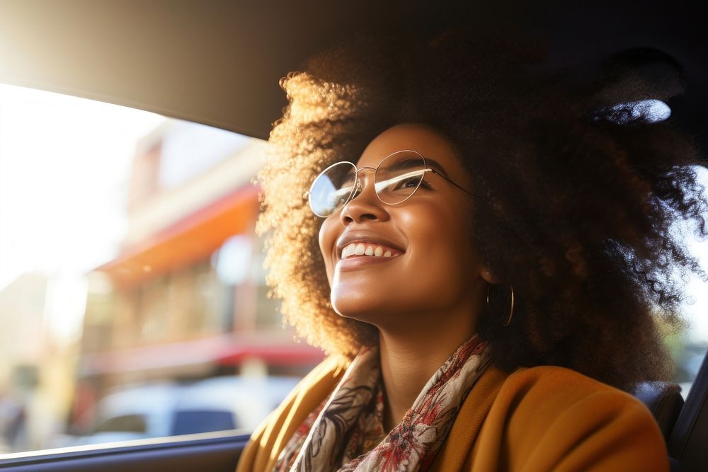 Black woman portrait driving smile | Free Photo - rawpixel