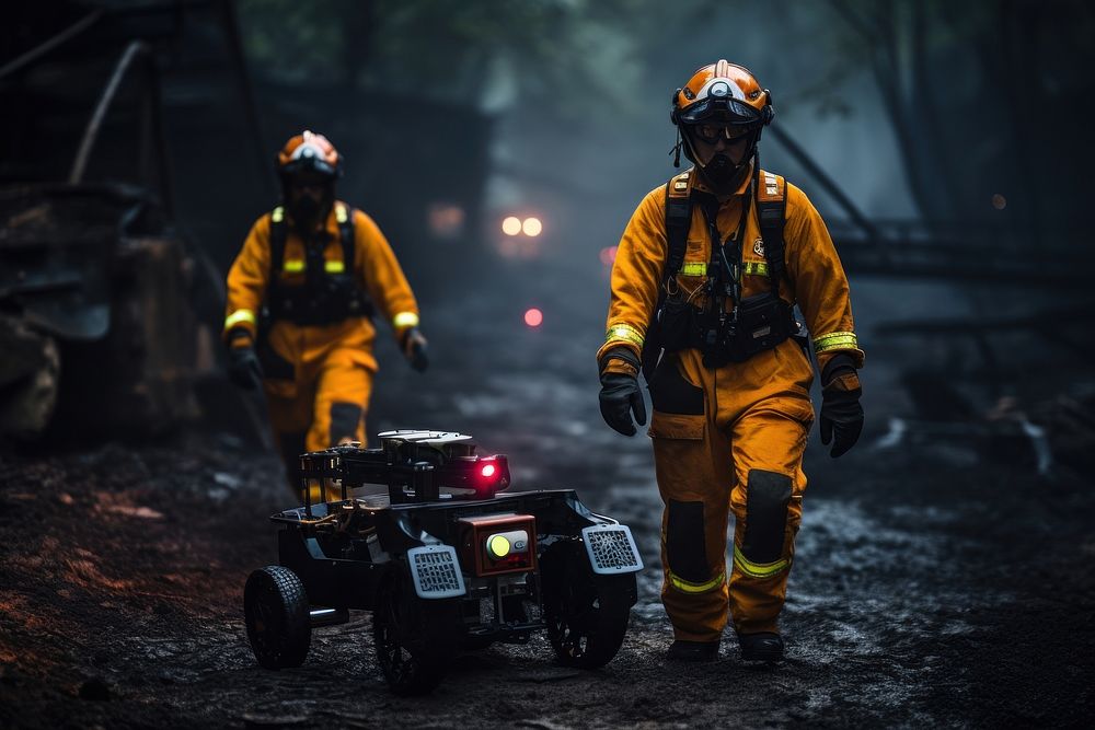 Firefighter rescue adult human. AI | Premium Photo - rawpixel