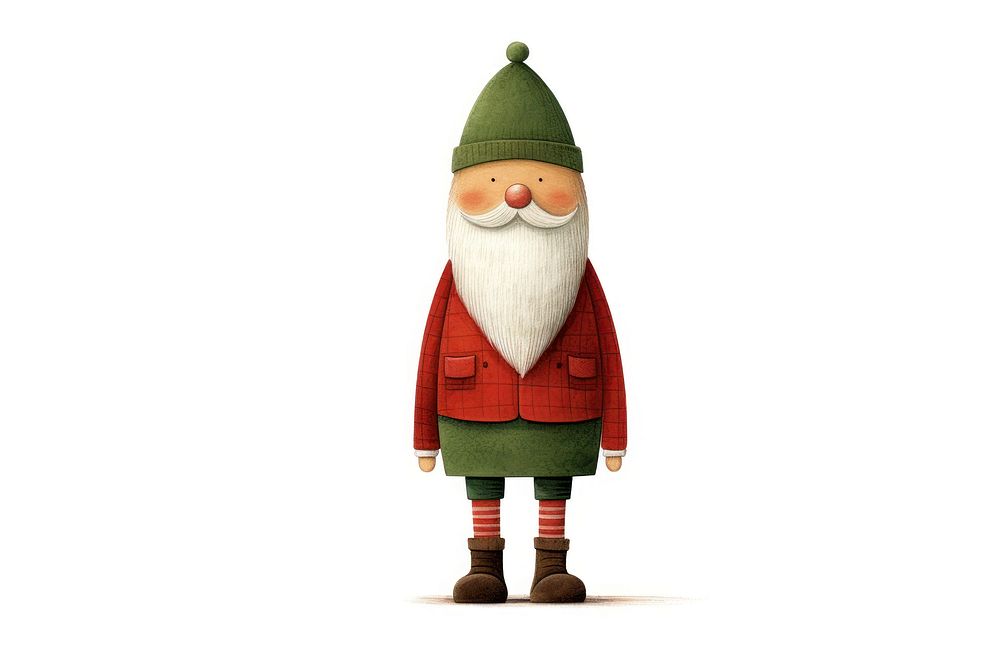 Christmas santa wearing red sock | Free Photo Illustration - rawpixel