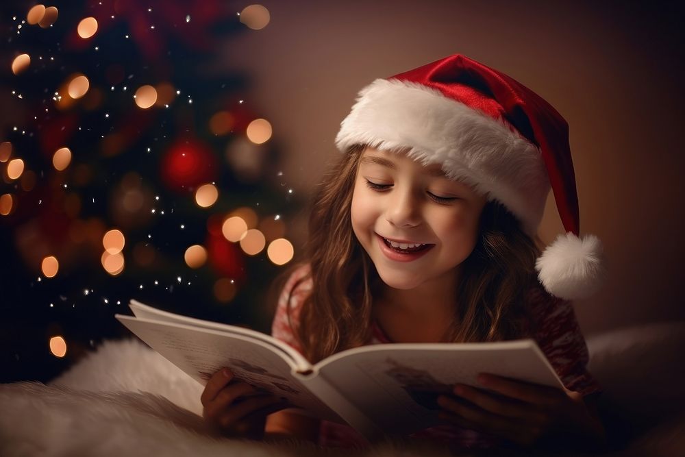 Christmas reading book publication. AI | Premium Photo - rawpixel