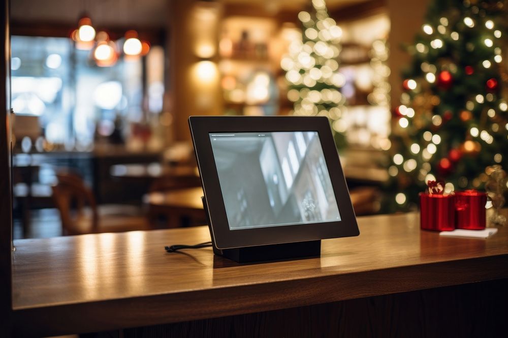 Decoration christmas computer monitor. AI | Free Photo - rawpixel