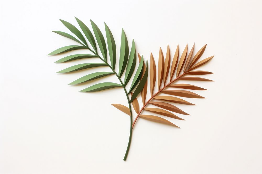 Green palm tree paper Flat. | Premium Photo Illustration - rawpixel