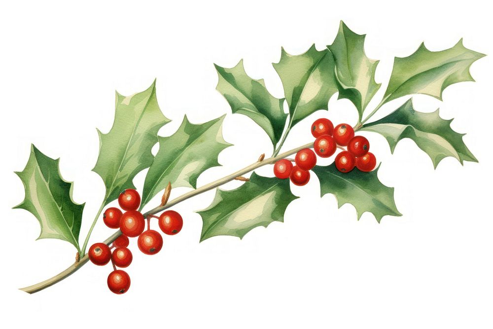 Christmas mistletoe plant leaf tree | Premium Photo Illustration - rawpixel