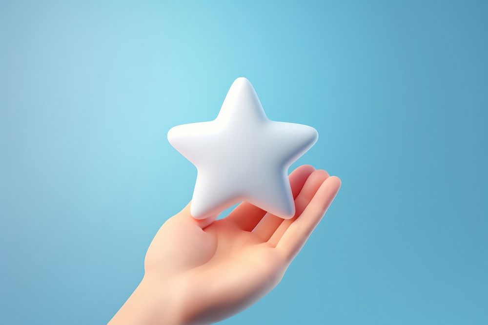Hand holding star symbol shape | Free Photo Illustration - rawpixel