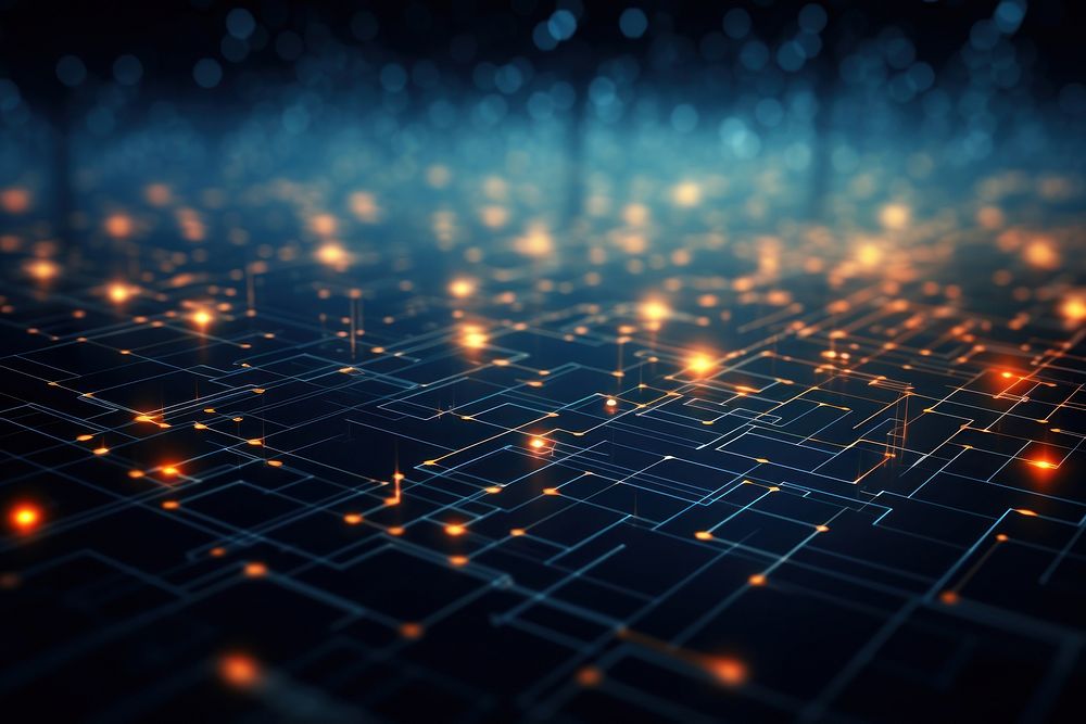 Technology background backgrounds abstract illuminated. | Premium Photo ...