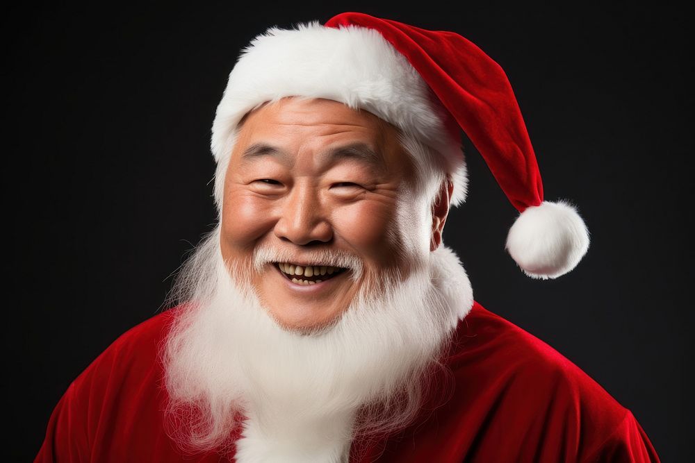 Christmas laughing adult santa claus. | Free Photo - rawpixel
