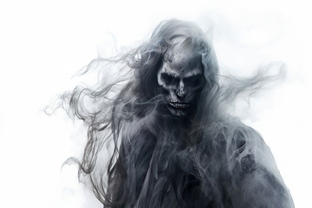 Smoky ghost scary portrait adult | Premium Photo Illustration - rawpixel