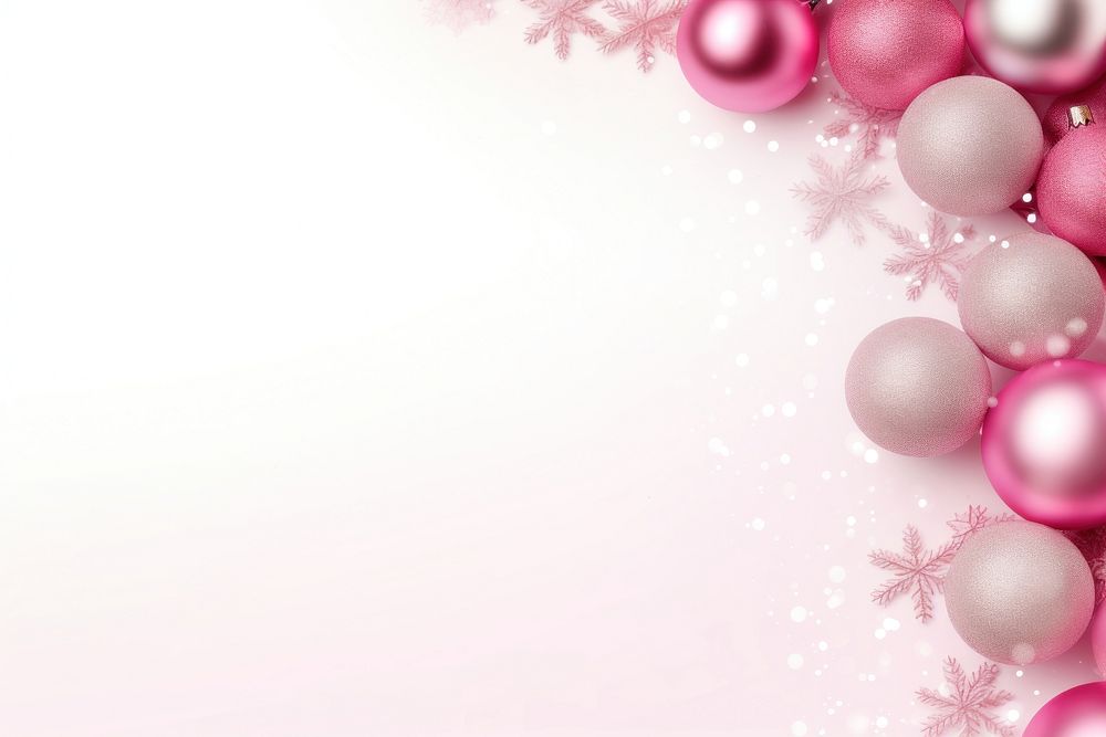 Pink Christmas border backgrounds christmas | Premium Photo ...