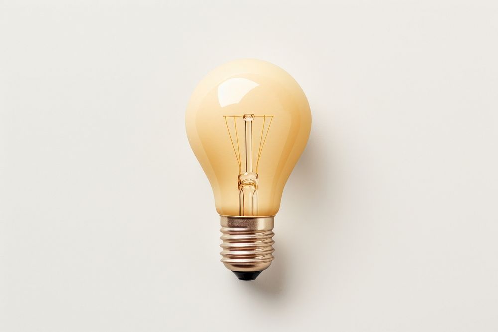 Light bulb lightbulb white background | Free Photo - rawpixel