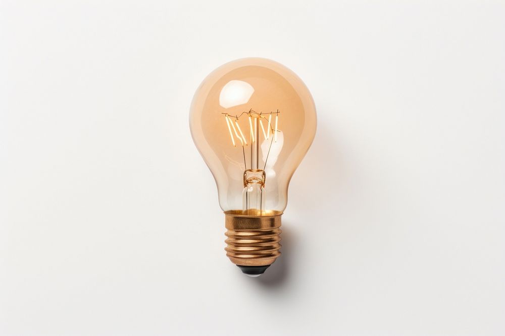 Light bulb lightbulb white background | Free Photo - rawpixel