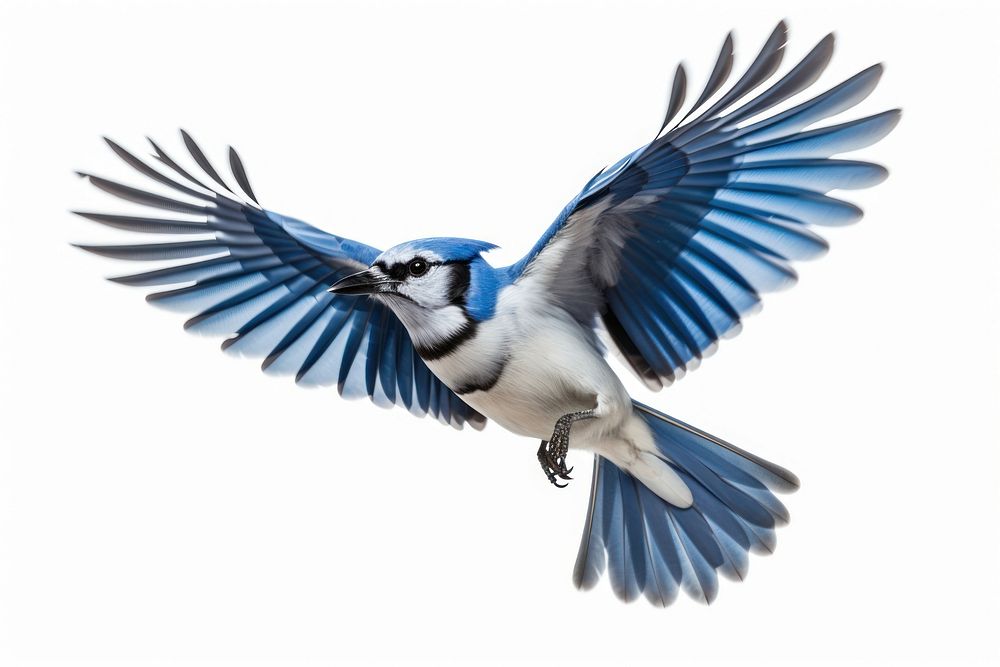 Blue jay bird animal flying | Free Photo - rawpixel