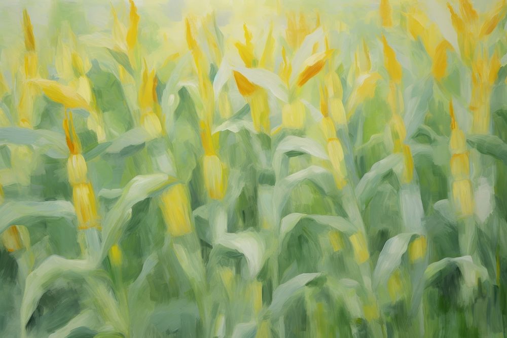 Corn pattern painting agriculture backgrounds. | Free Photo ...