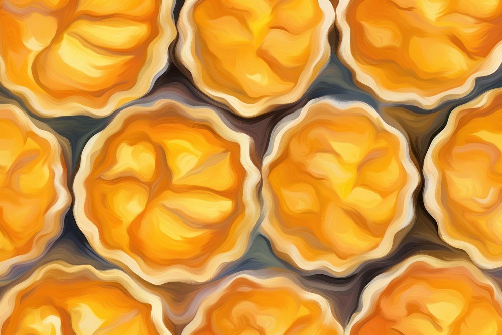 Pumpkin pie pattern backgrounds painting | Free Photo Illustration ...