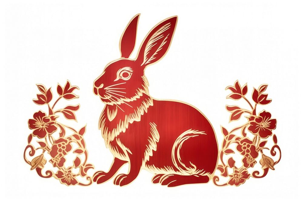 Chinese rabbit sign symbol rodent | Free Photo Illustration - rawpixel